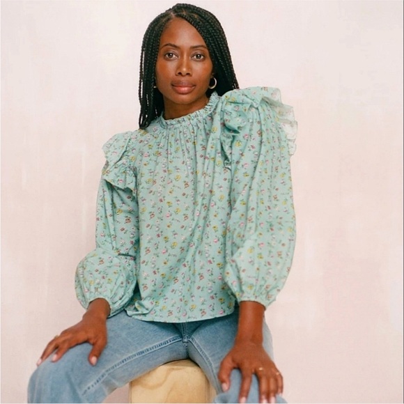 Christy Dawn | Tops | Nwt Christy Dawn Alexandra Top Fern Garden ...